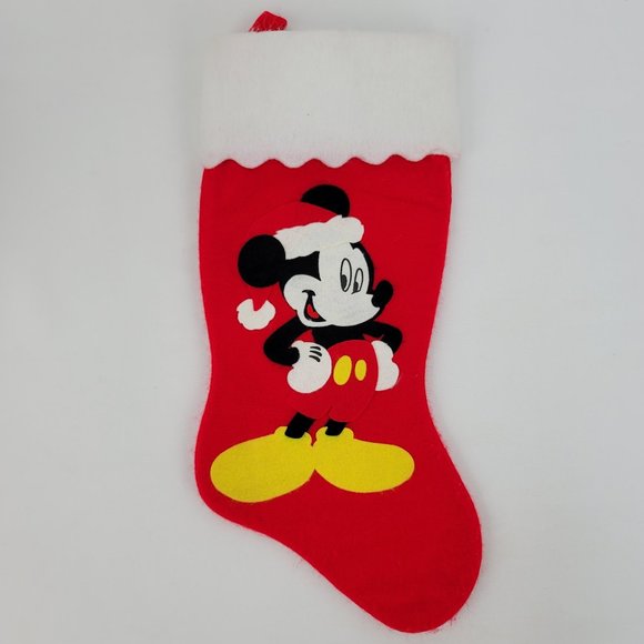 Holiday | Vintage Mickey Mouse Applique Large 17 Disney Classic Felt ...